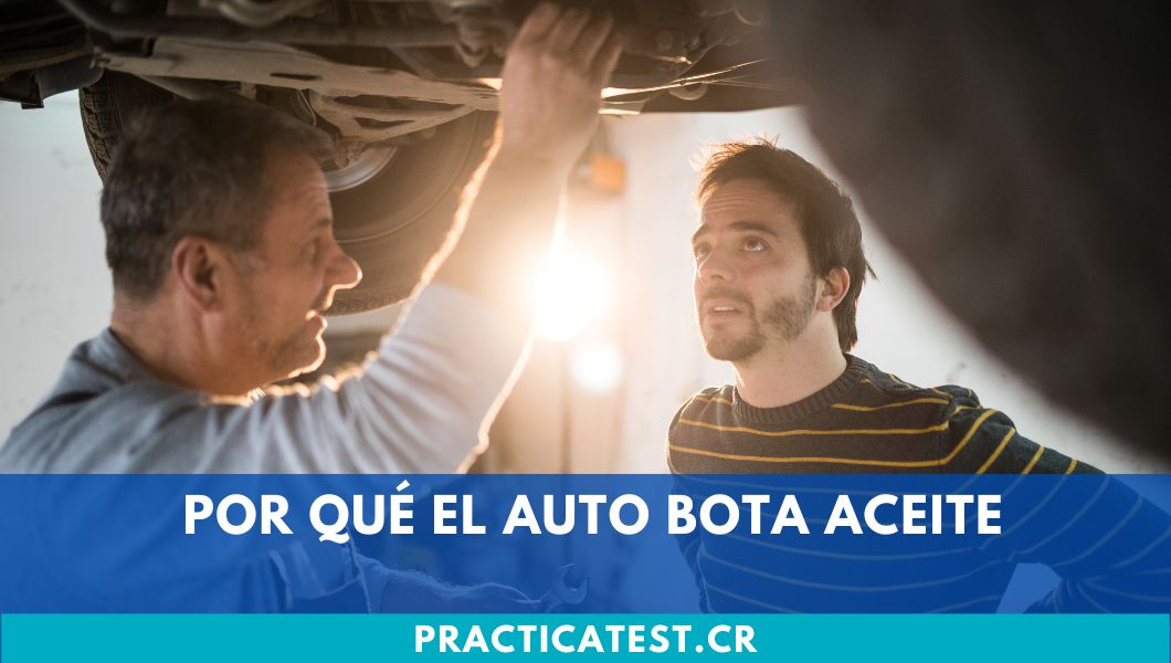 Por qué el auto bota aceite