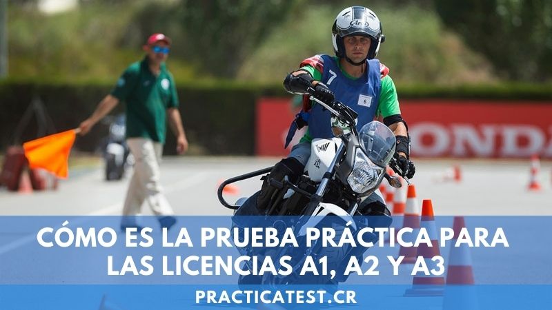 Cómo es la prueba práctica para las licencias A1, A2 y A3