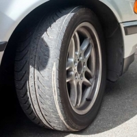 When the rubber of a tire is hardened by aging, is it dangerous?